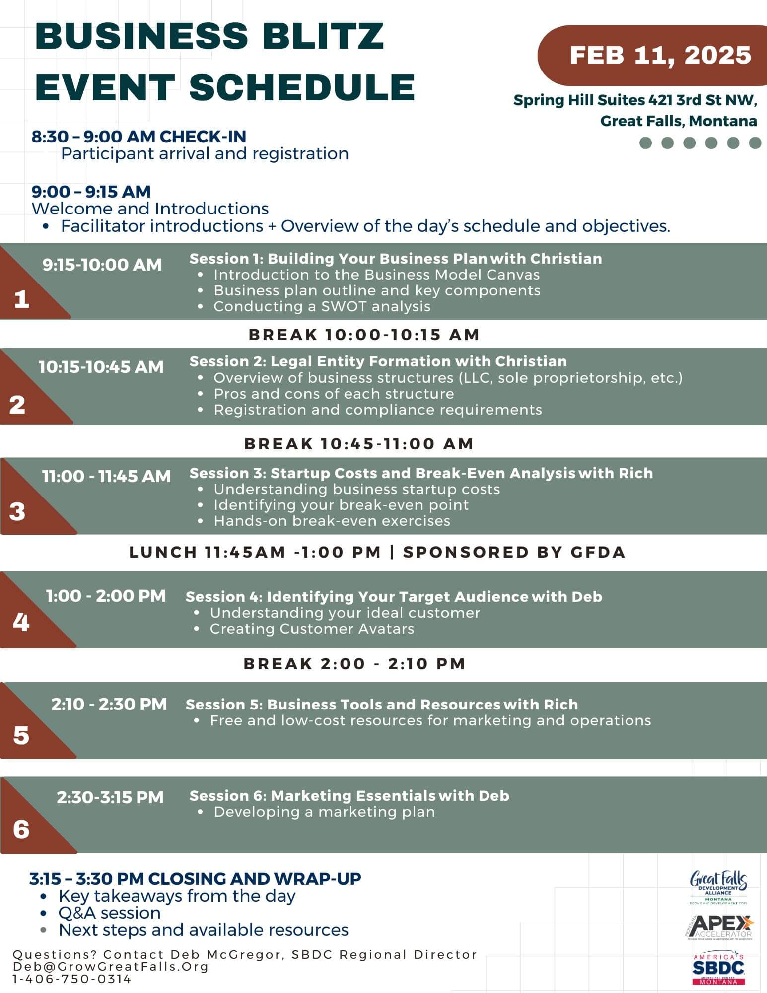 Business Blitz - Grow Great Falls Montana